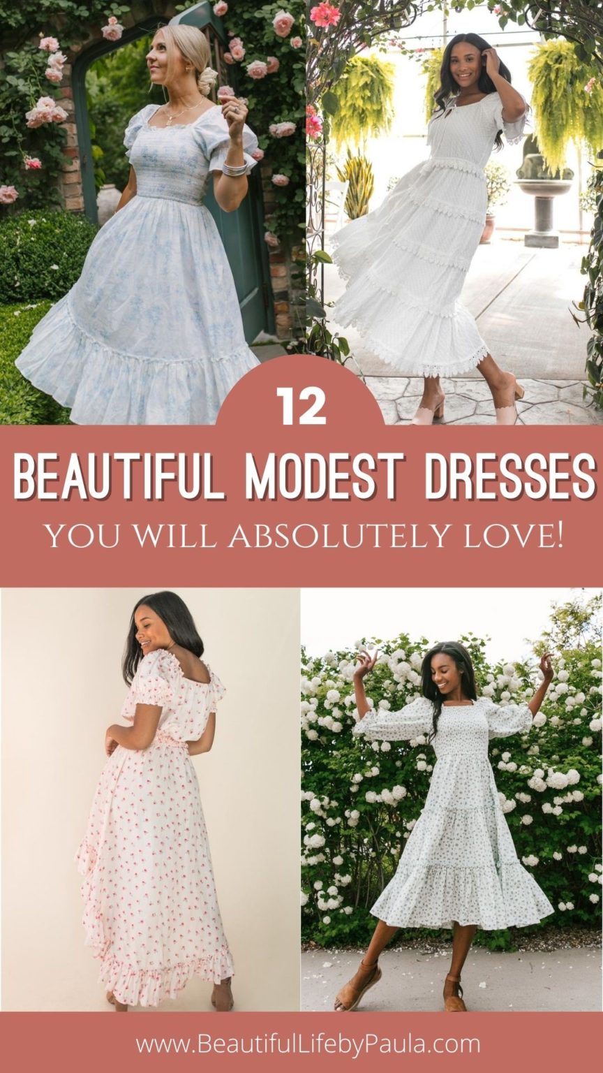 12 Beautiful Modest Dresses you will Absolutely Love! - Beautiful Life