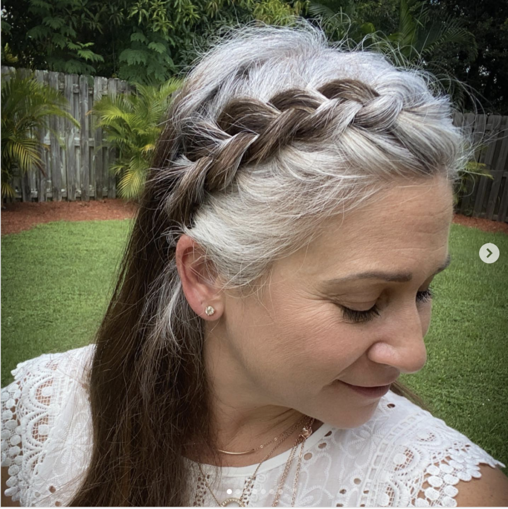 29 Absolutely Beautiful Braid Styles for Gray Hair - Beautiful Life