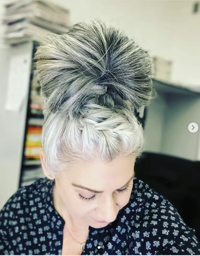 29 Absolutely Beautiful Braid Styles for Gray Hair - Beautiful Life