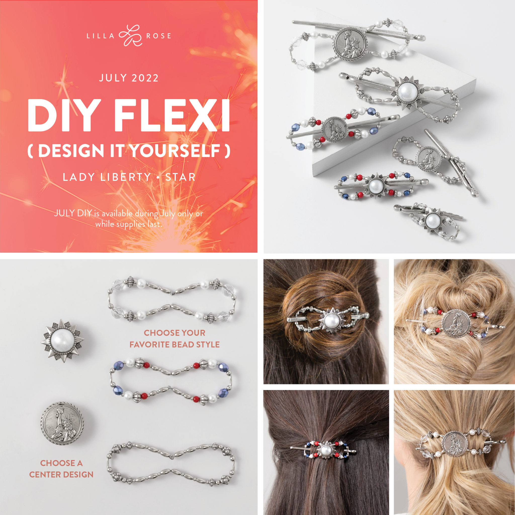 DIY Flexi Clips [Design it Yourself Lilla Rose Flexi Hair Clip ...